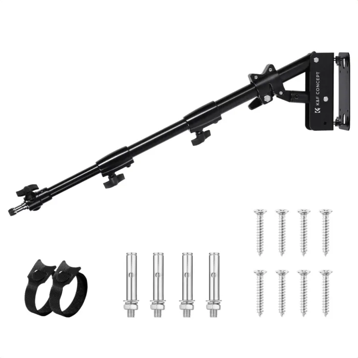 KF34.048 Wall Mount Triangle Boom Arm 180° Flexible Rotation for Ring ...